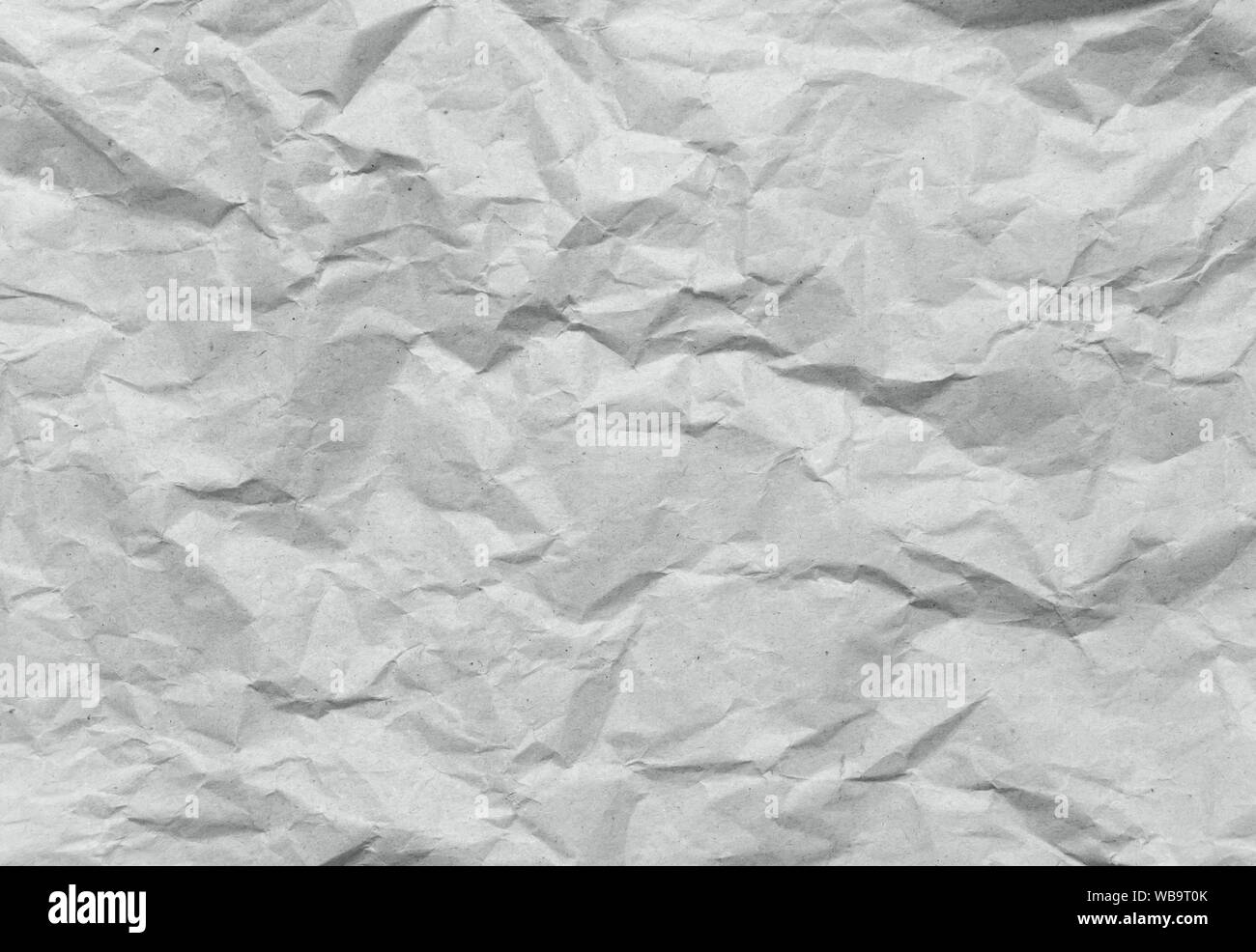 Crumpled gray recycled rough packing paper texture background Stock ...