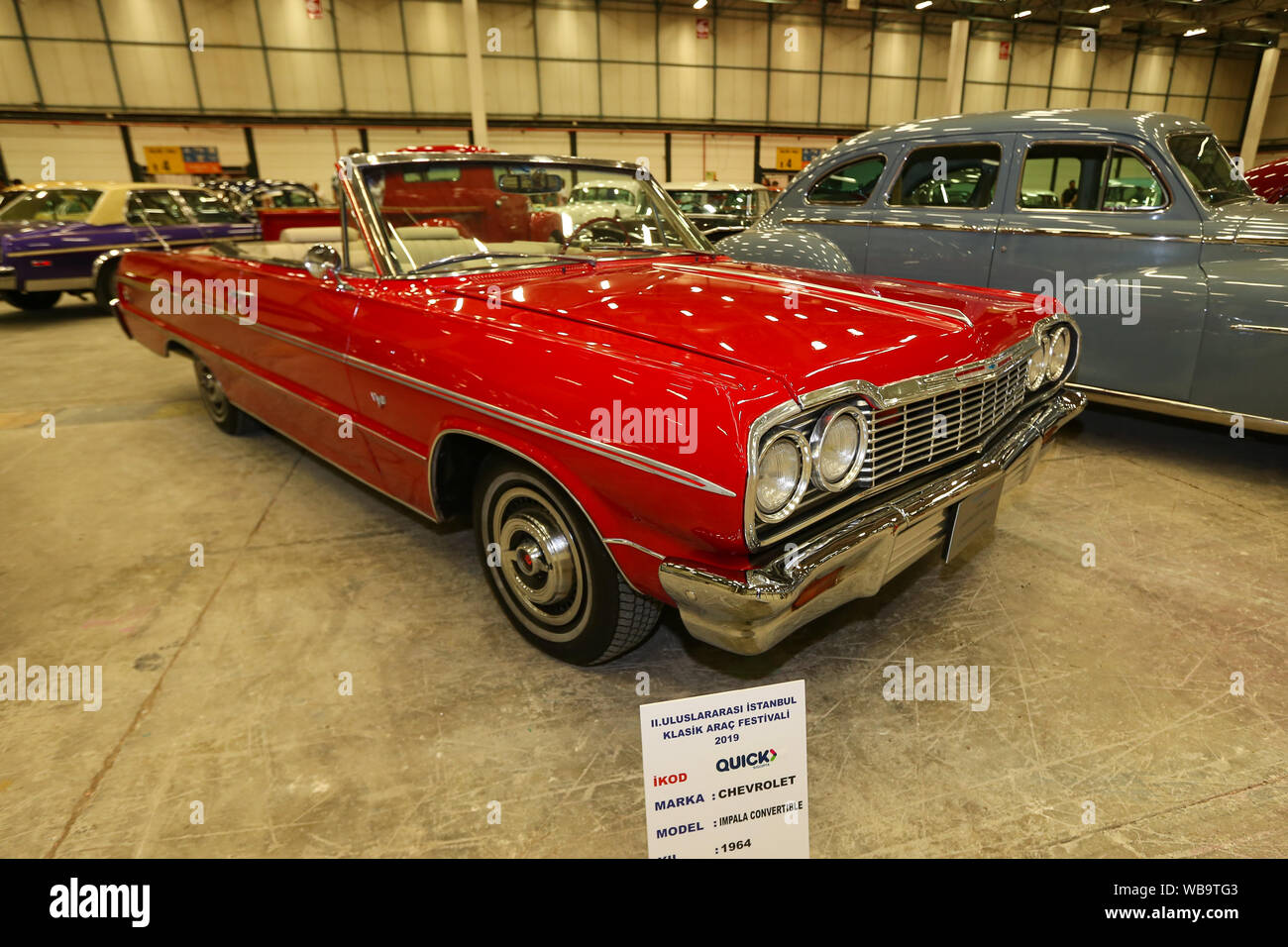 ISTANBUL, TURKEY - JUNE 29, 2019: Chevrolet Impala display at Istanbul ...