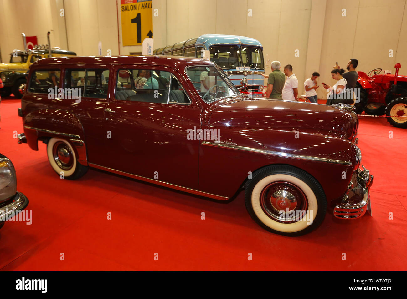 ISTANBUL, TURKEY - JUNE 29, 2019: Classic car display at Istanbul ...
