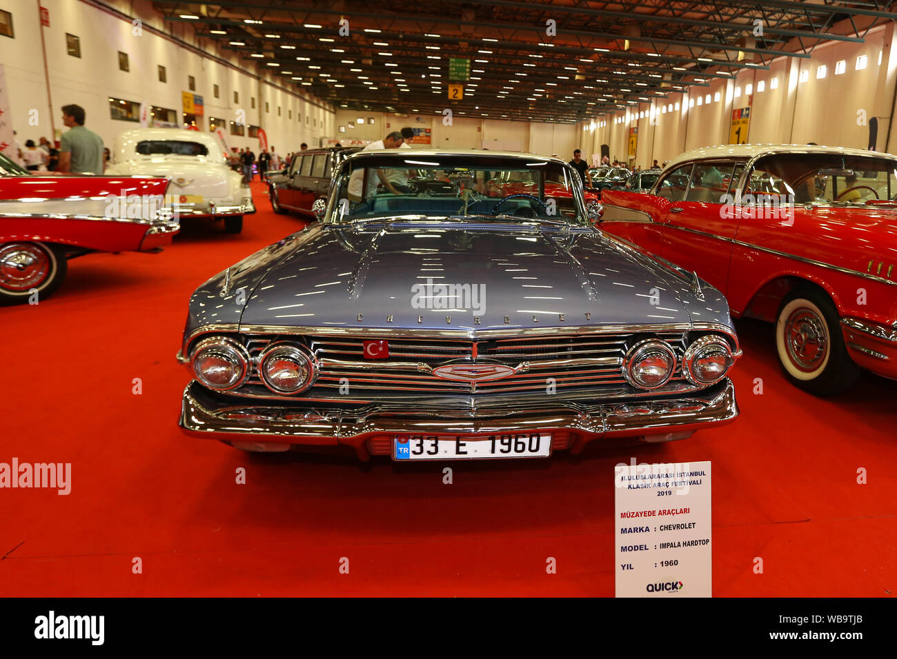 ISTANBUL, TURKEY - JUNE 29, 2019: Chevrolet Impala display at Istanbul ...