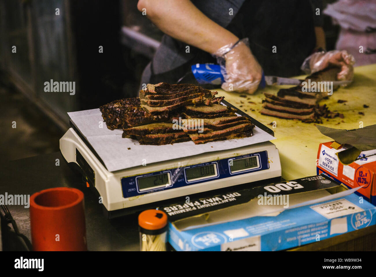 Texas Barbecue (BBQ Stock Photo - Alamy