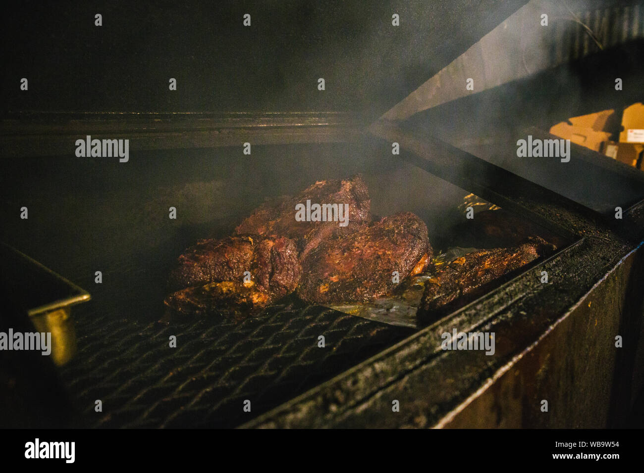 Texas Barbecue (BBQ Stock Photo - Alamy