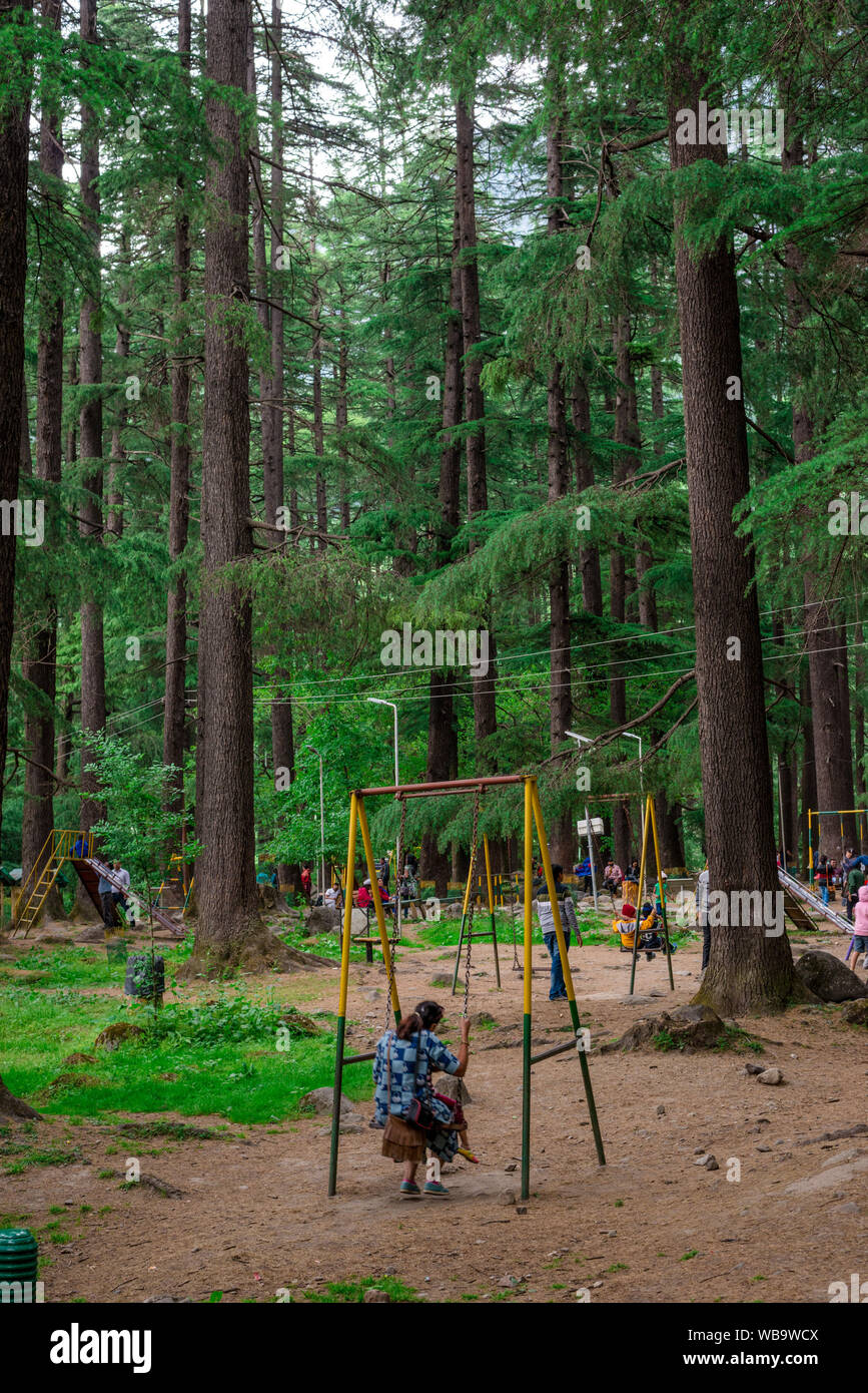 Manali, Himachal Pradesh, India - May 07, 2019 : Photo of Tourist ...