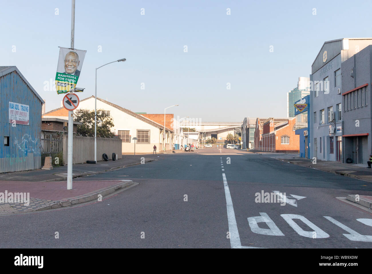 Durban-South Africa-August 2019- A front view of one of the main roads ...