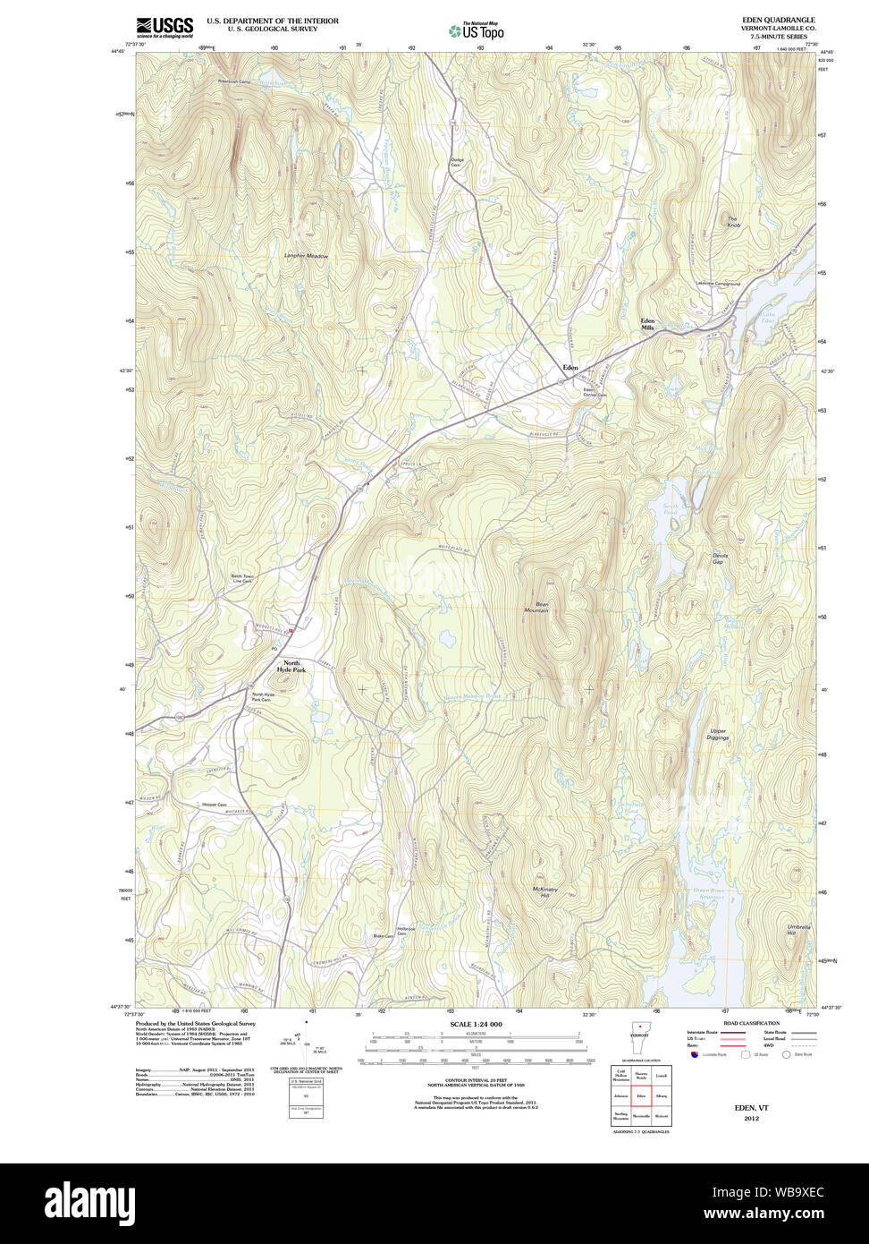 Map of eden Cut Out Stock Images & Pictures - Alamy