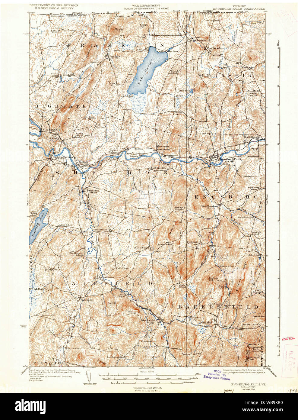 Enosburg falls map hi-res stock photography and images - Alamy