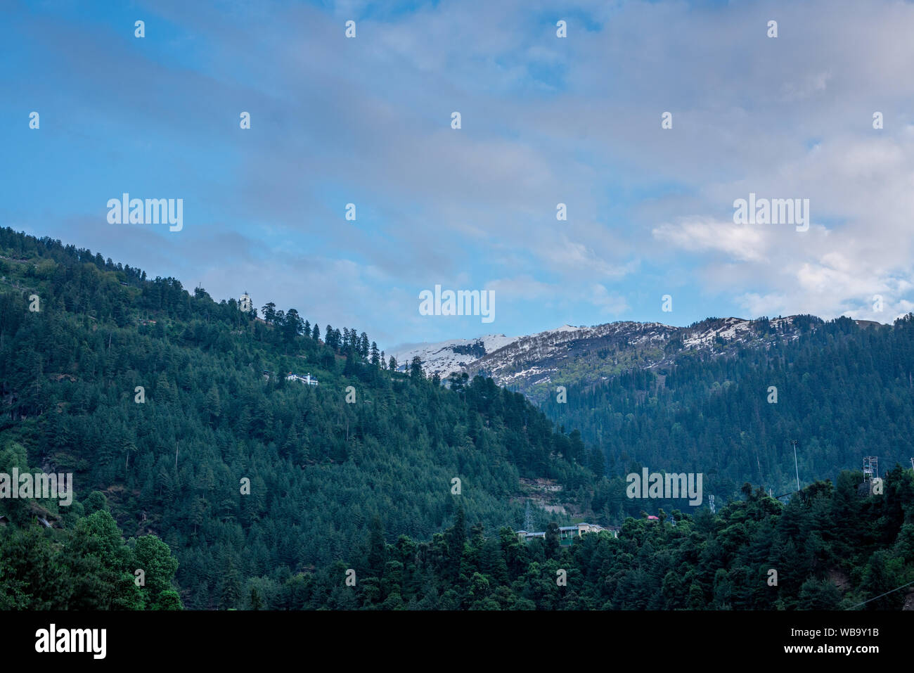 Landscape of Manali in Himachal Stock Photo - Alamy