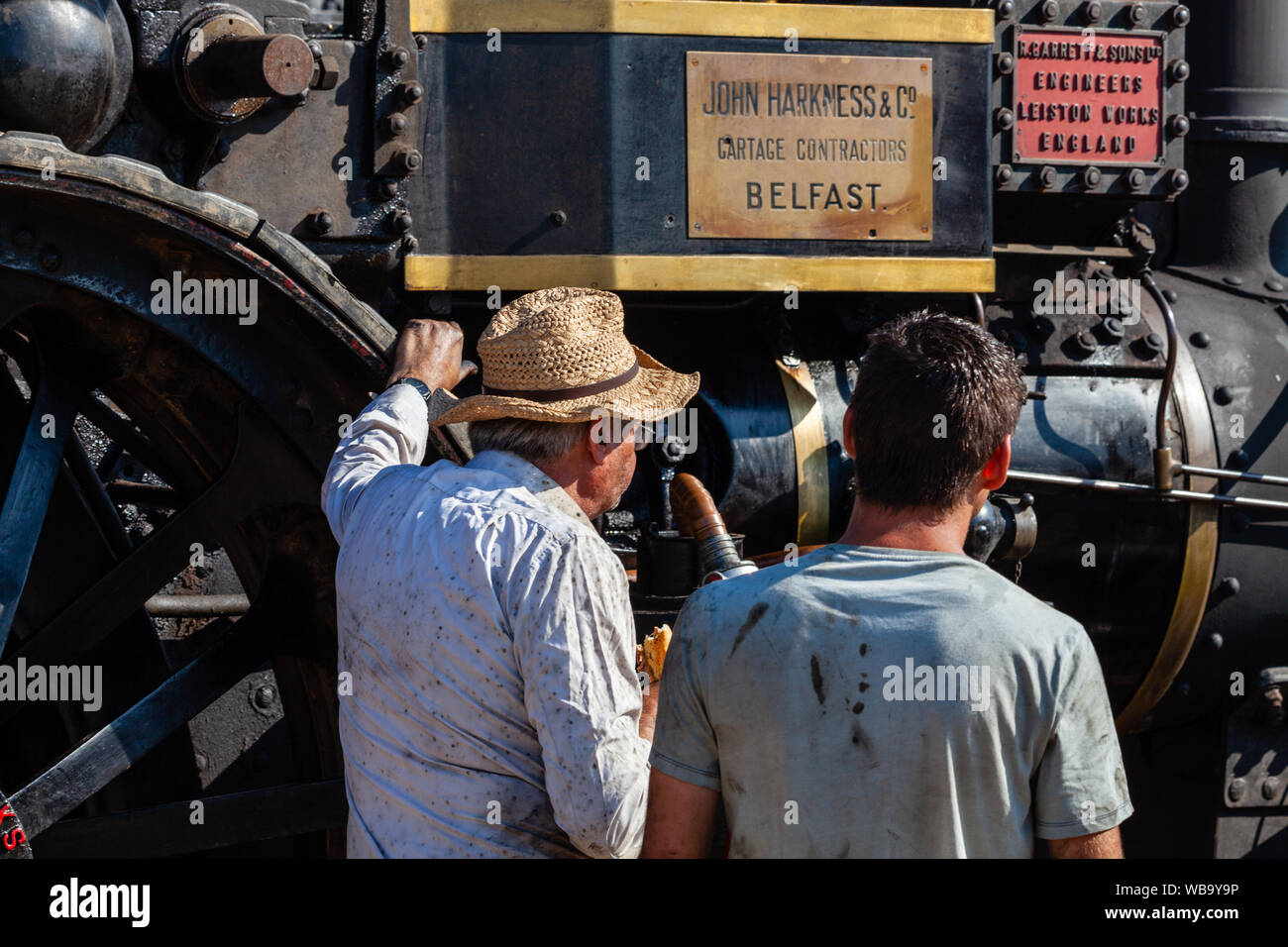 Garrett traction engine hi-res stock photography and images - Alamy