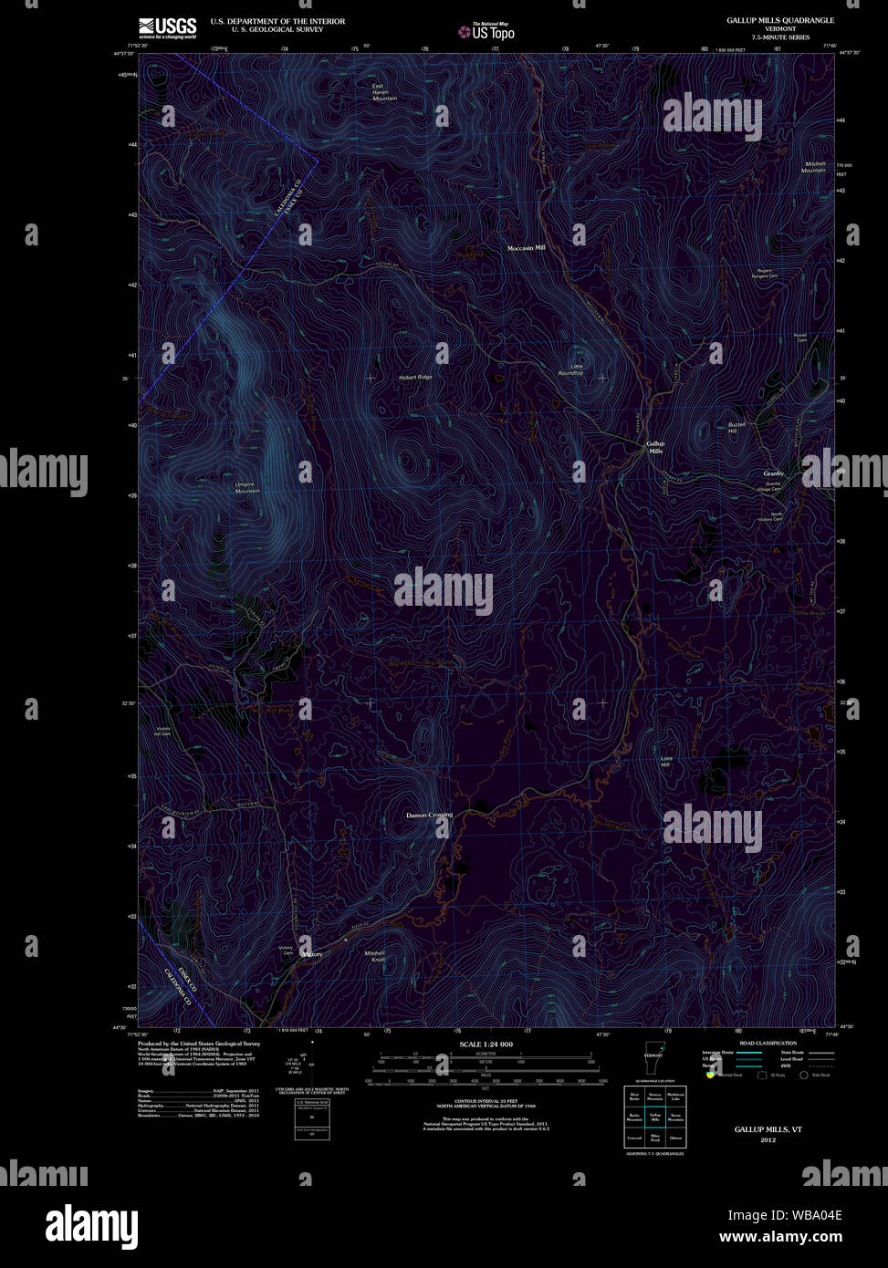 Map of gallup hi-res stock photography and images - Alamy