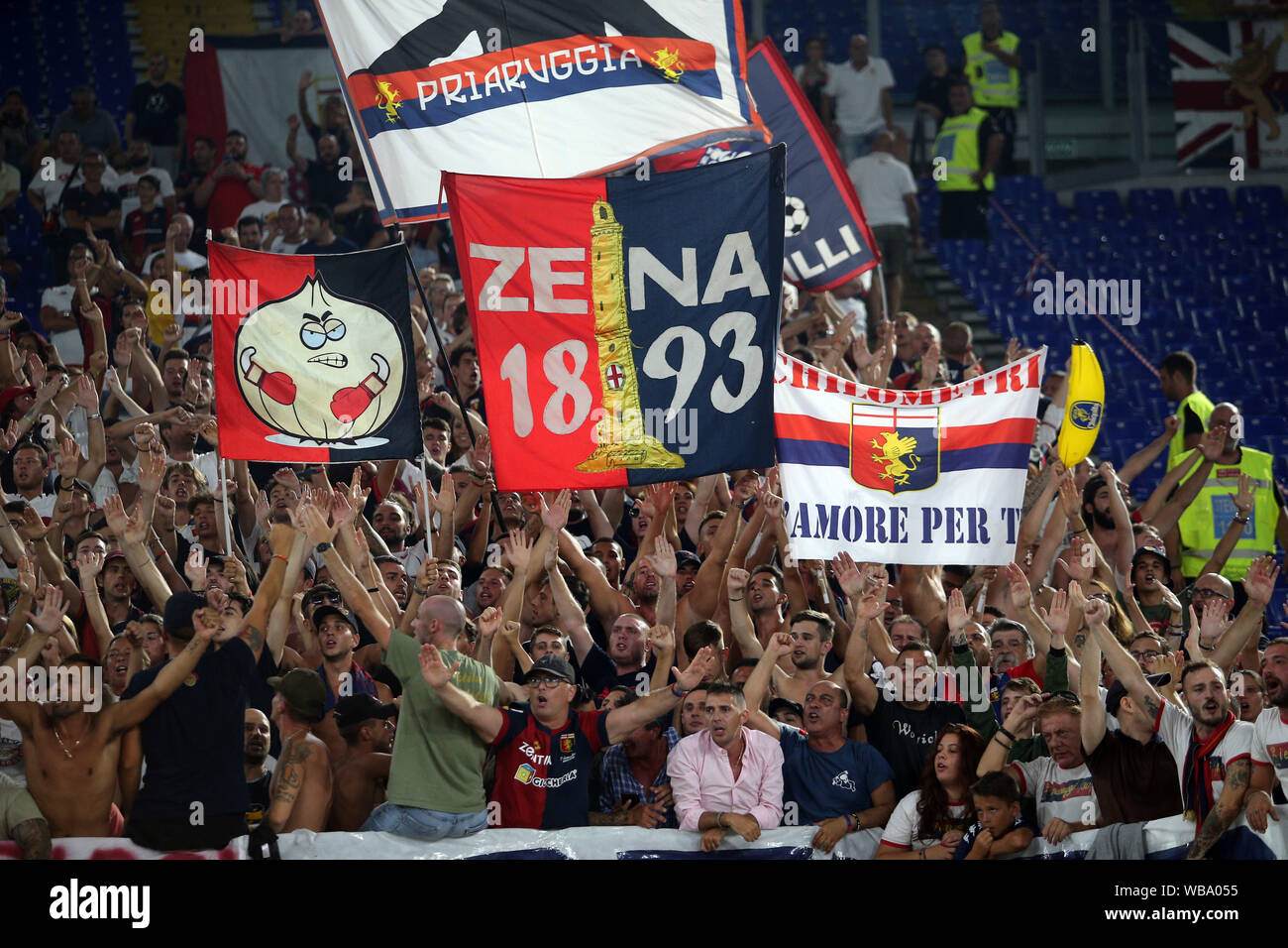 Genoa fans hi-res stock photography and images - Alamy
