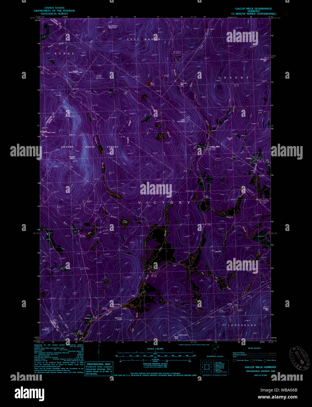 Map of gallup hi-res stock photography and images - Alamy