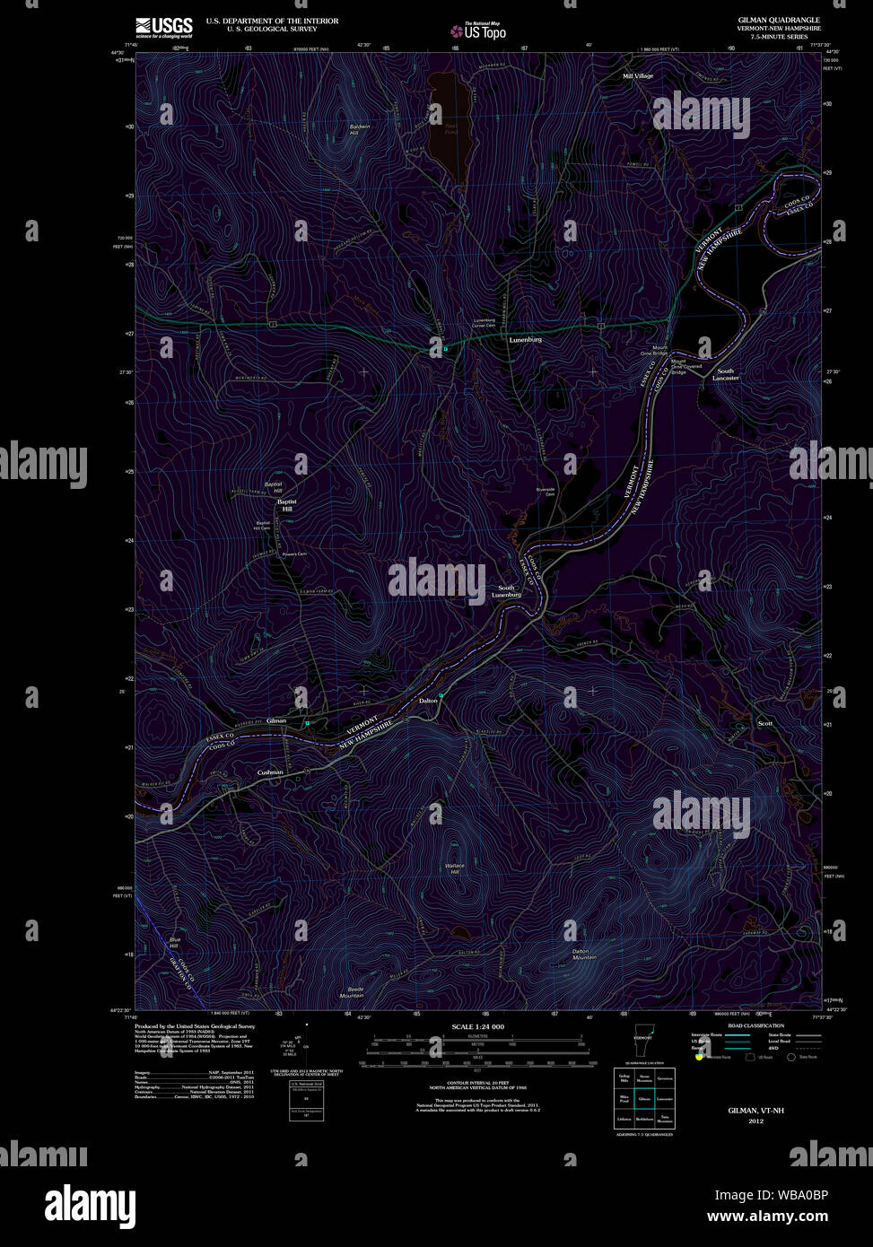Gilman map hi-res stock photography and images - Alamy