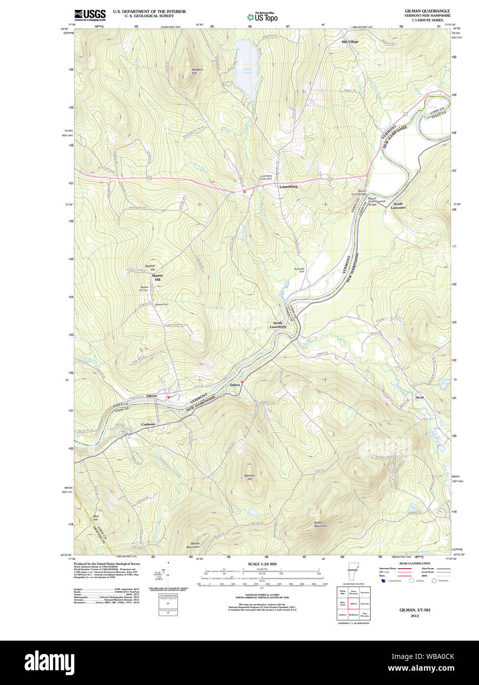 Gilman map hi-res stock photography and images - Alamy