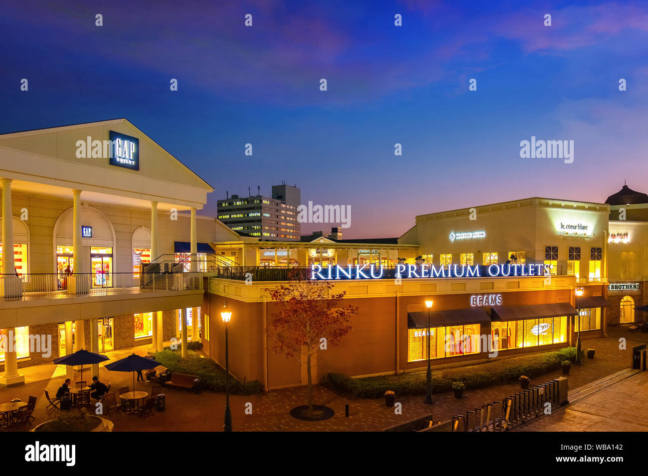 Osaka, Japan - October 29 2018: Rinku Premium Outlets located across ...