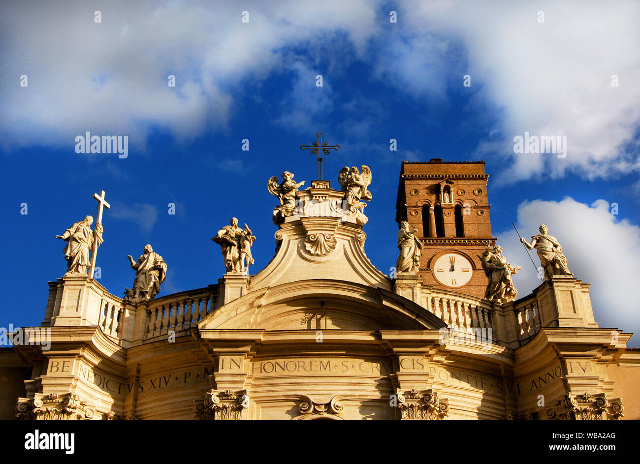 Holy Cross in Jerusalem church, wonderful late baroque masterpiece with ...