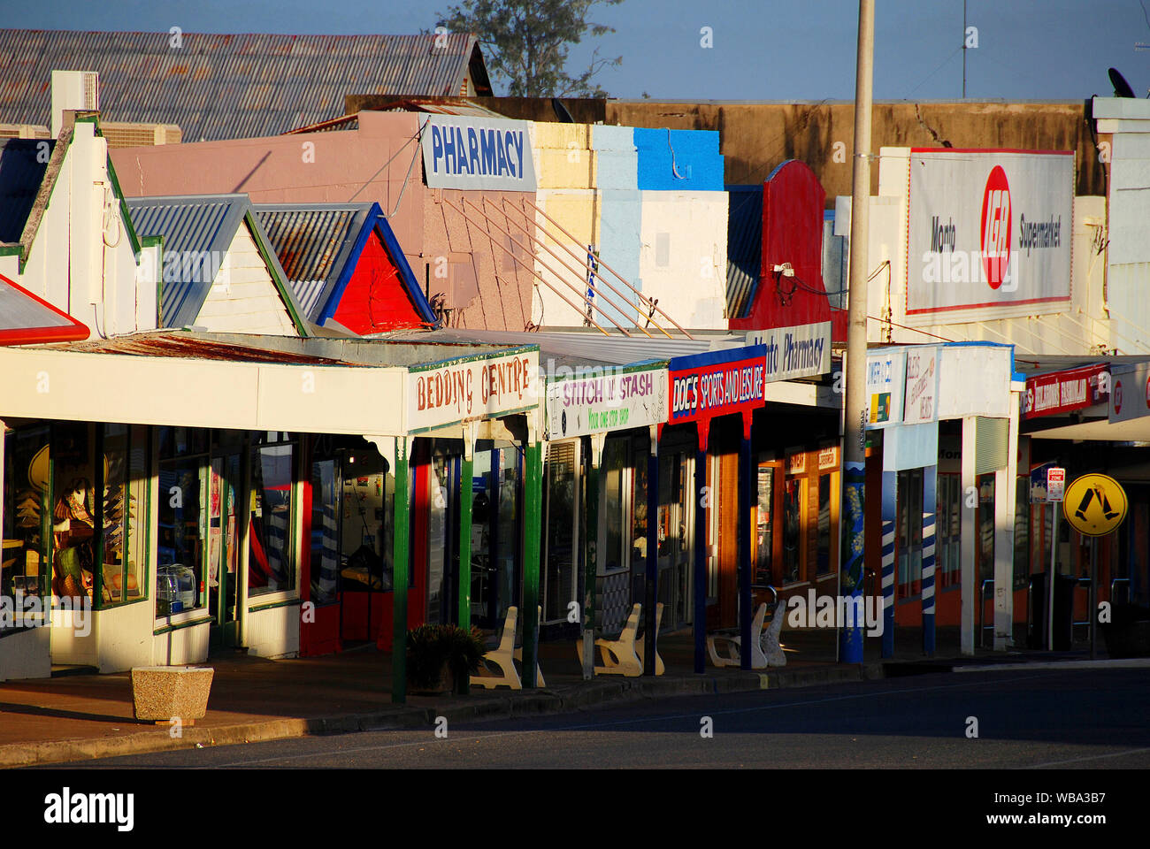 The town of Monto, an agricultural and mining centre servicing the ...