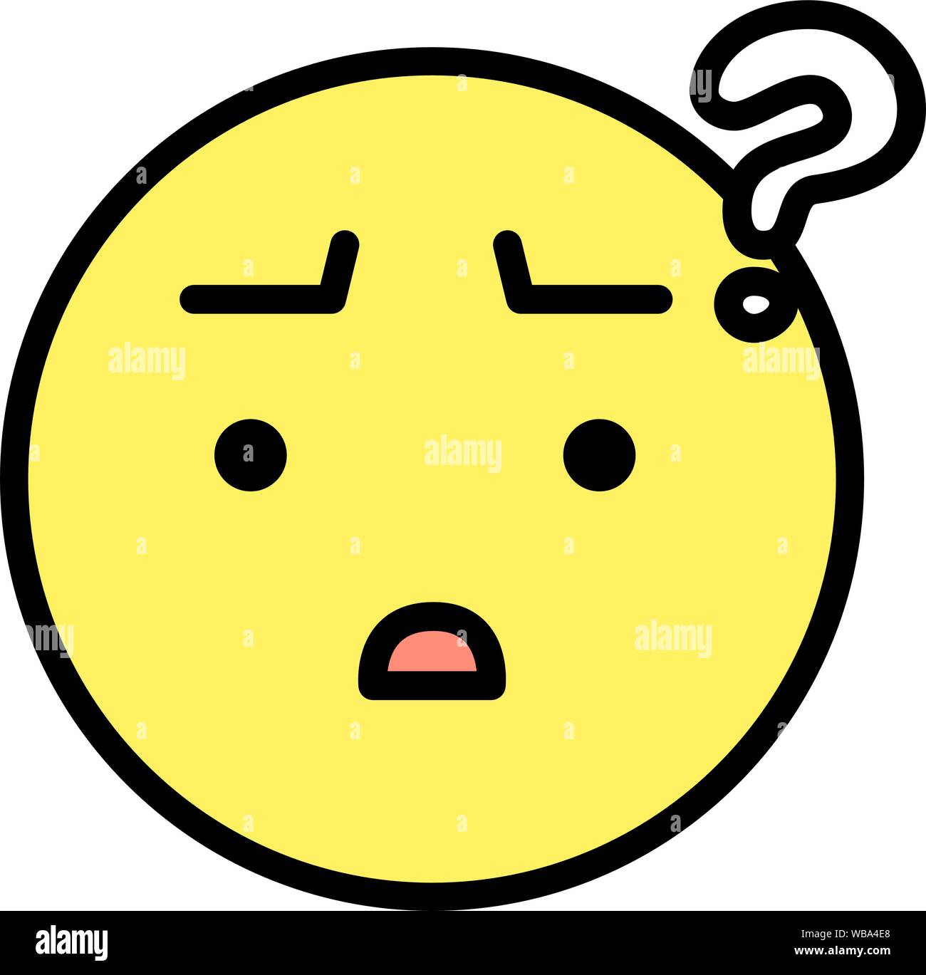 This is a illustration of Round emoticon icon Stock Vector Image & Art ...