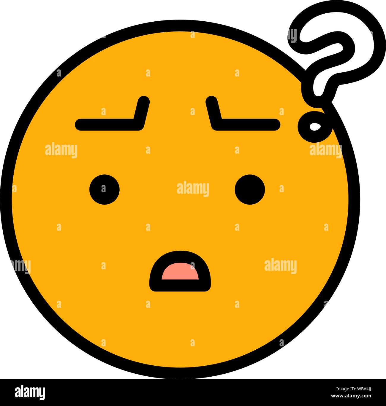 This is a illustration of Round emoticon icon Stock Vector Image & Art ...