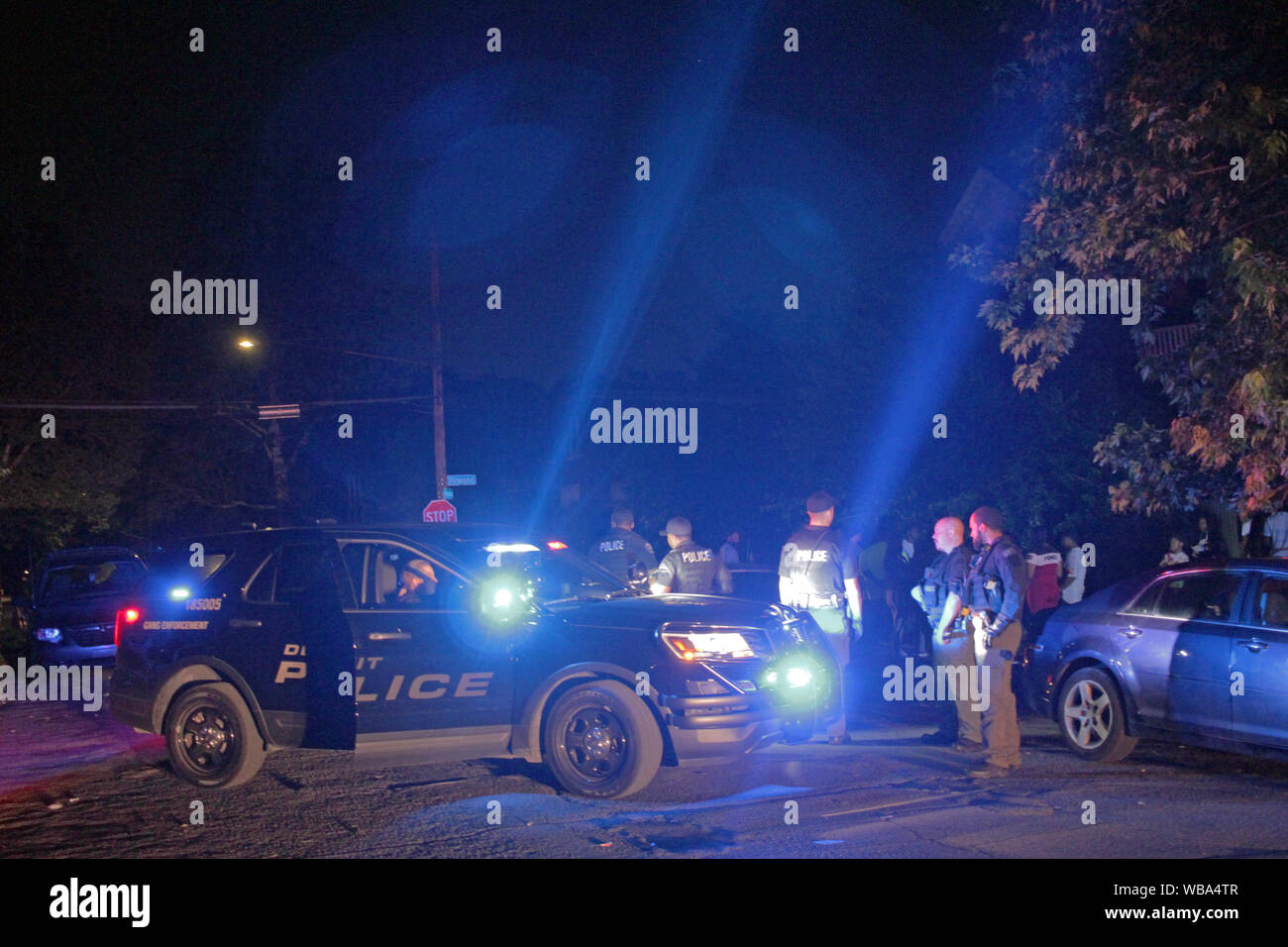 Detroit police party hi-res stock photography and images - Alamy