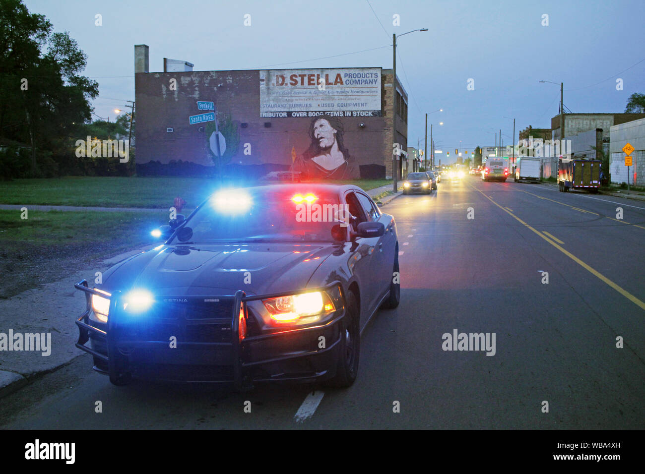 Detroit police Special Operations vehicle Stock Photo - Alamy