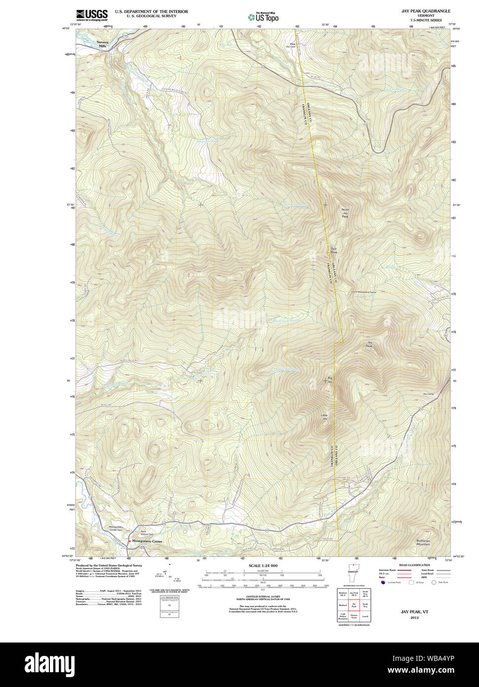 Jay peak Cut Out Stock Images & Pictures - Alamy