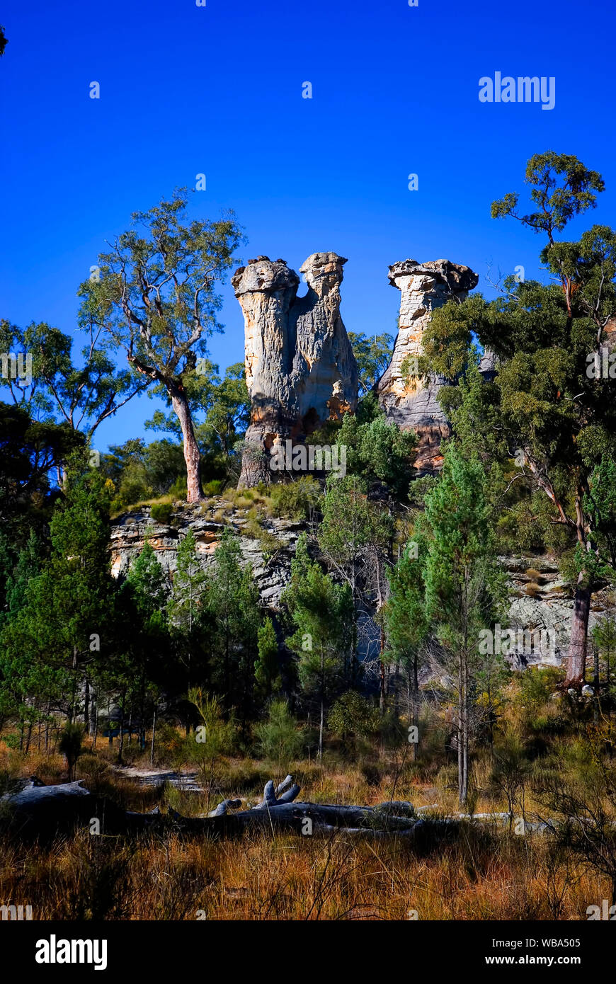 Three pillars hi-res stock photography and images - Alamy