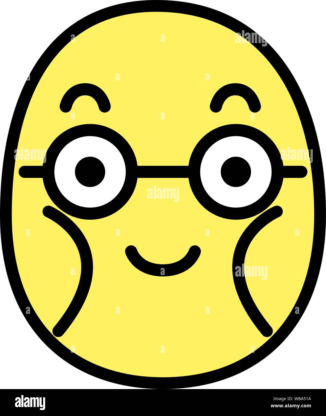 This is a illustration of Thin man emoticon icon set Stock Vector Image ...