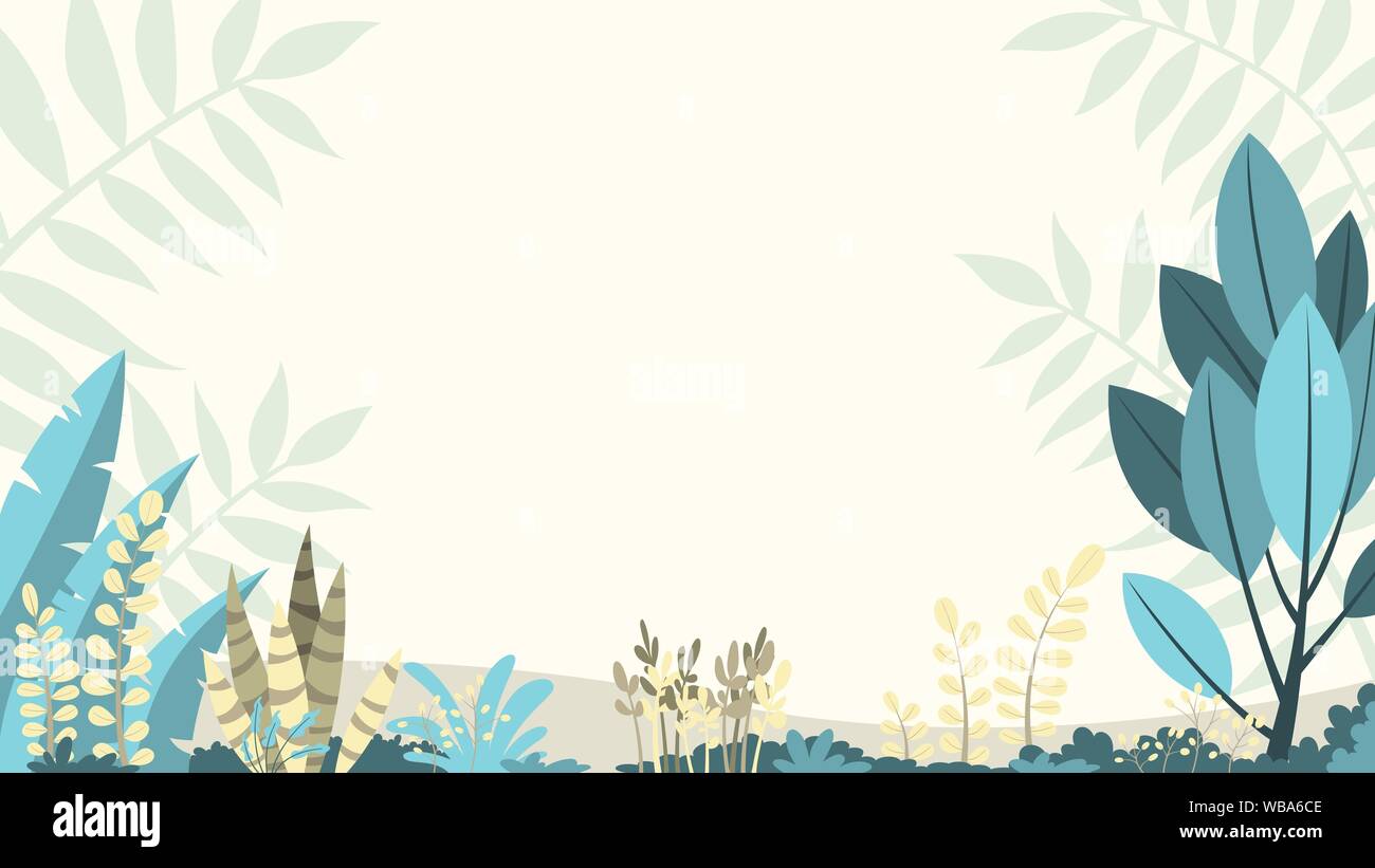 Flat nature background with copy space for text, for banner, greeting ...