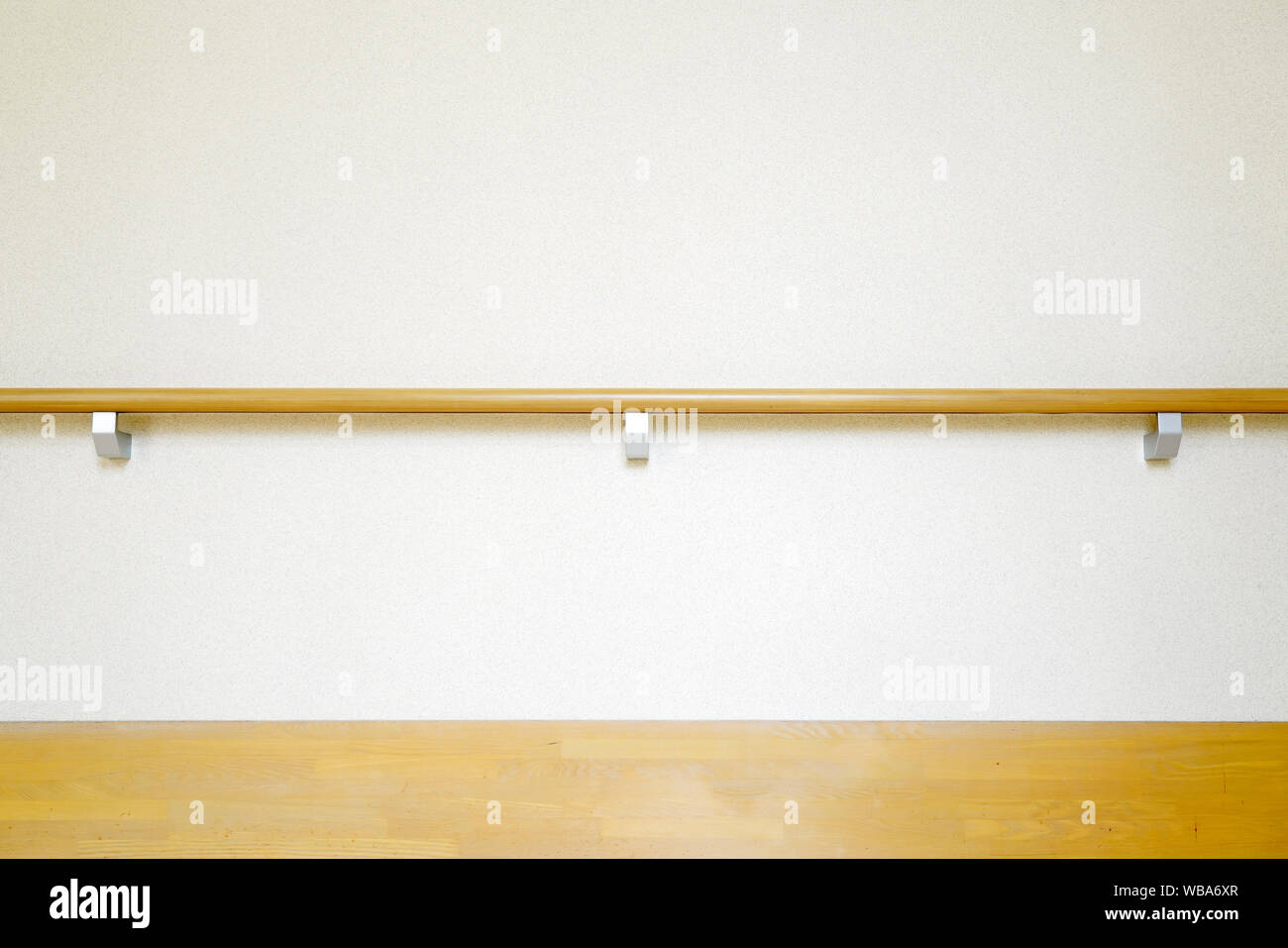 Corridor railing wooden hi-res stock photography and images - Alamy