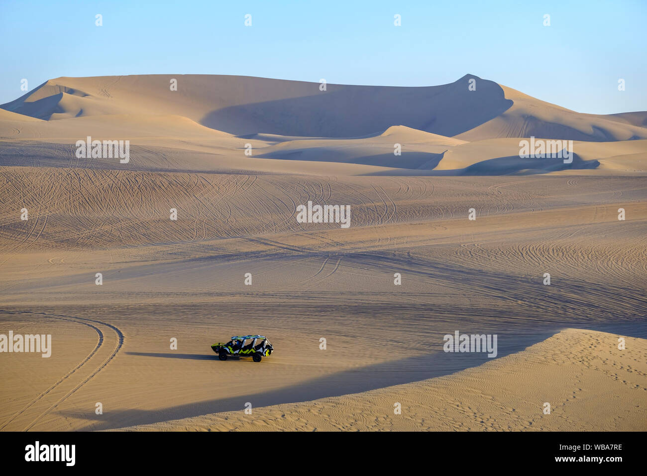 Dune buggy, Huacachina desert oasis, Ica, Peru Stock Photo - Alamy