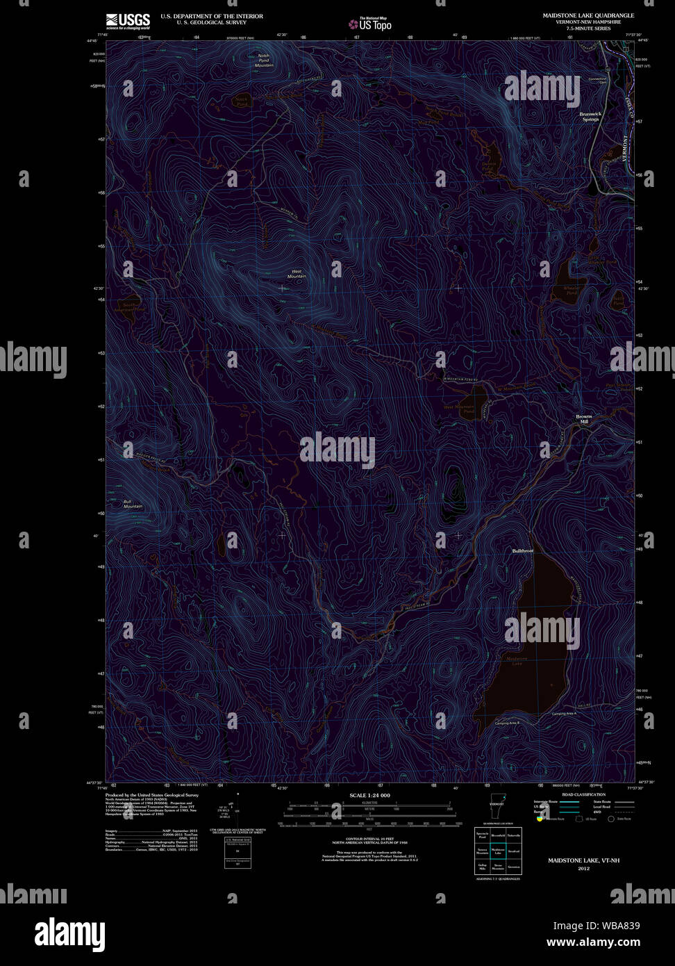 Historical map of maidstone hi-res stock photography and images - Alamy