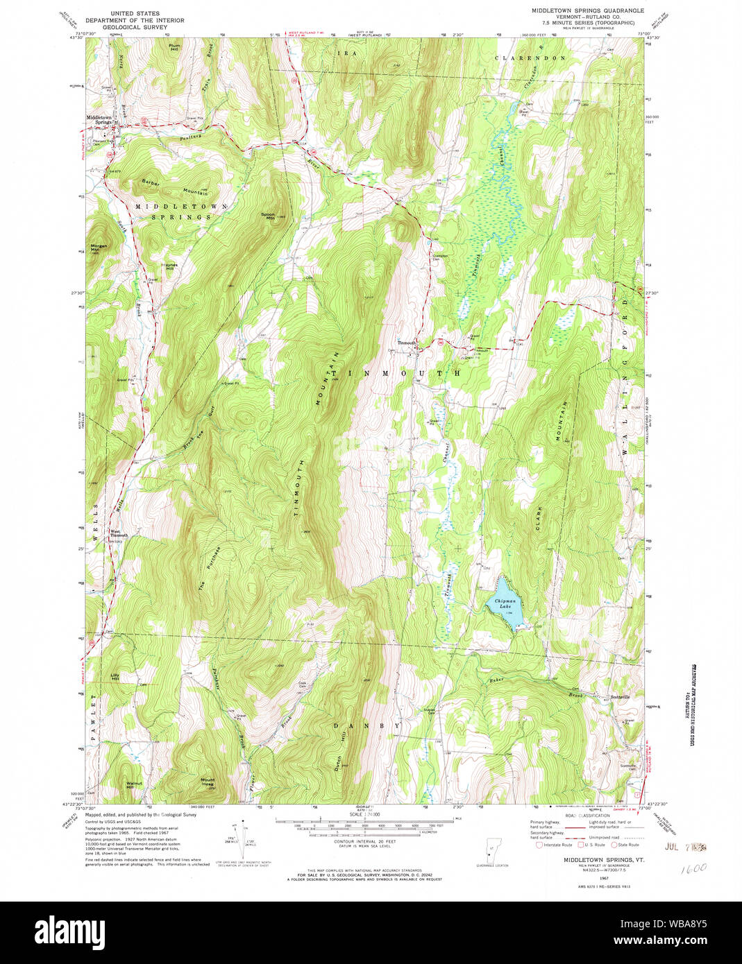 Middletown springs hi-res stock photography and images - Alamy