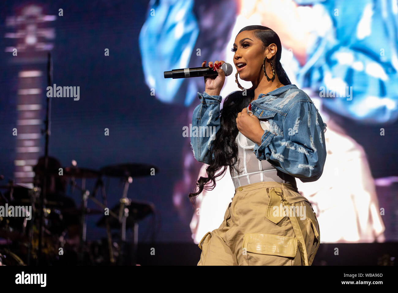August 24, 2019, Chicago, Illinois, U.S: Singer QUEEN NAIJA during the ...