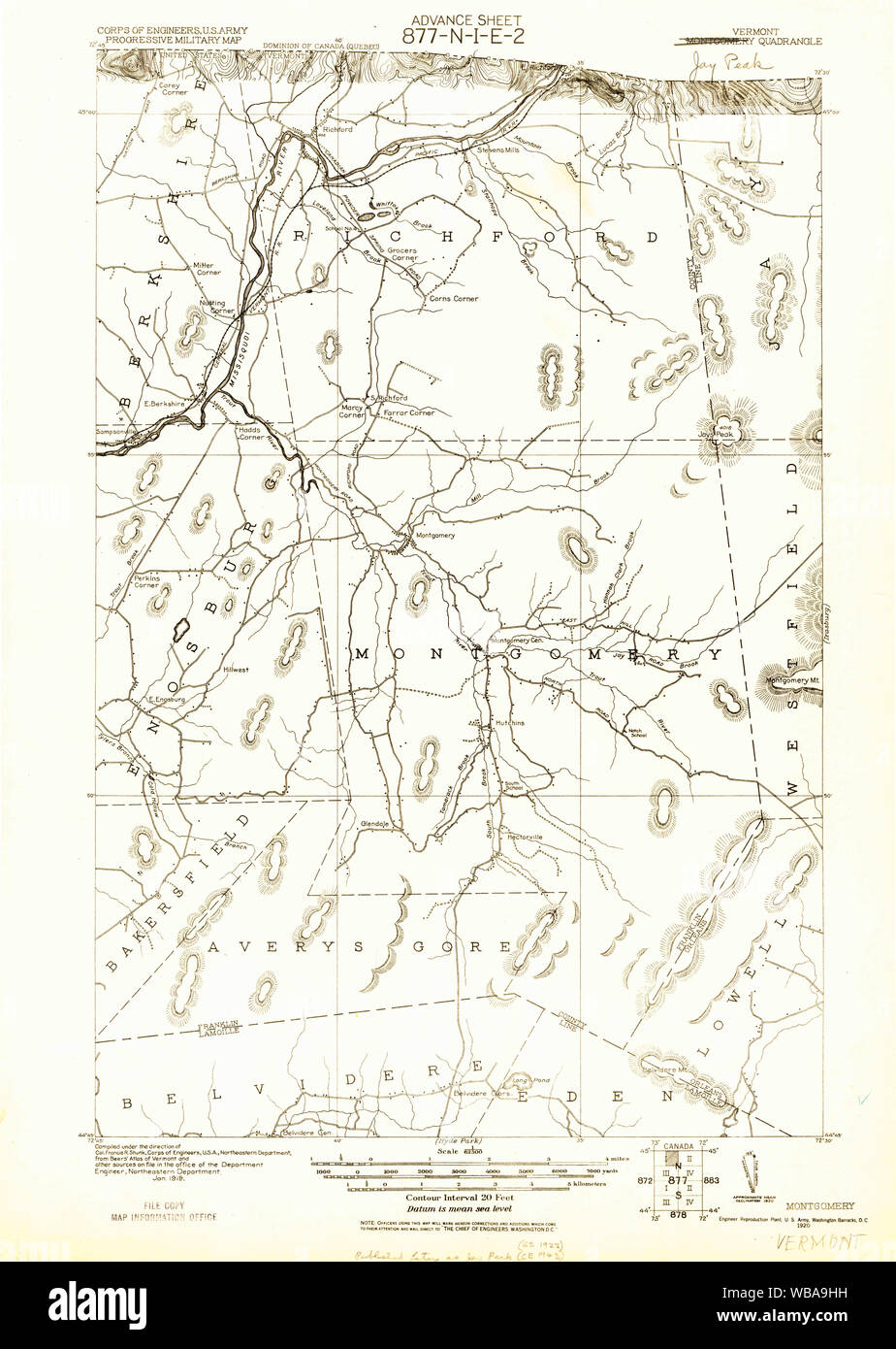 Montgomery vermont hi-res stock photography and images - Alamy