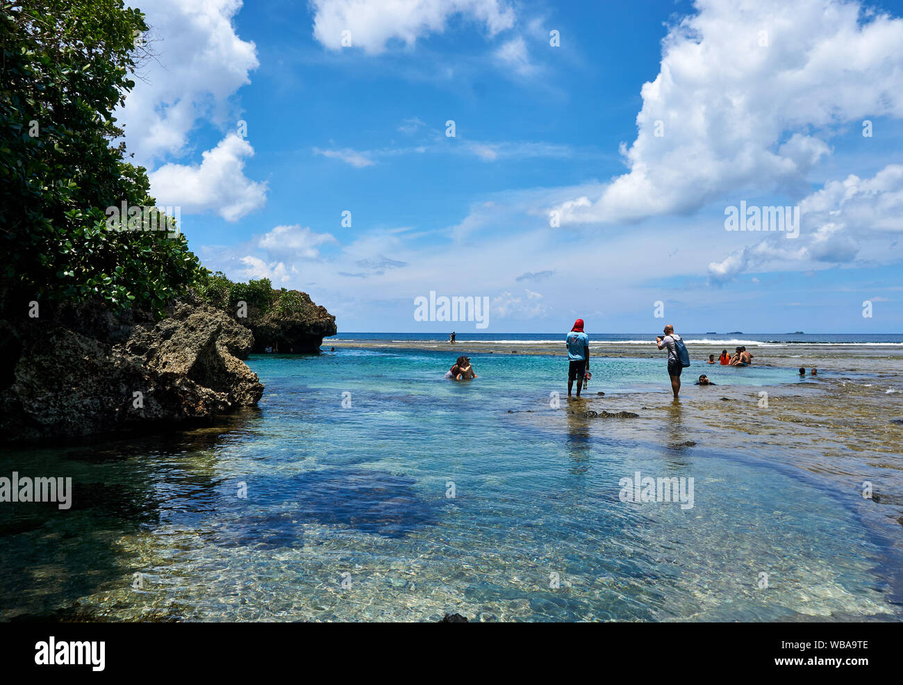 Magpupungko rock pools hi-res stock photography and images - Alamy