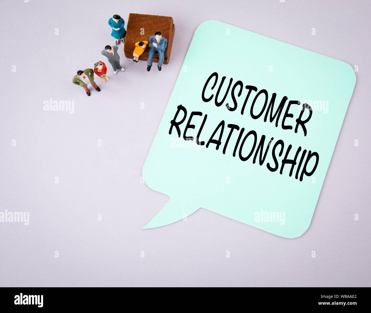 Customer Relationship. Business and communication concept Stock Photo ...