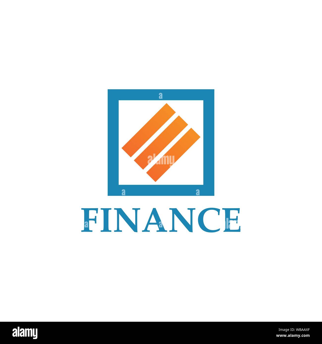 Finance logo design template Vector illustration of icon Stock Vector ...