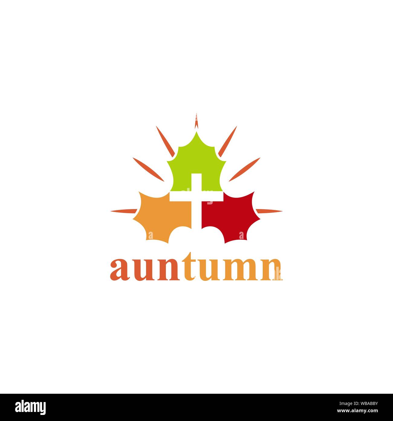 Autumn Logo Template vector image Stock Vector Image & Art - Alamy