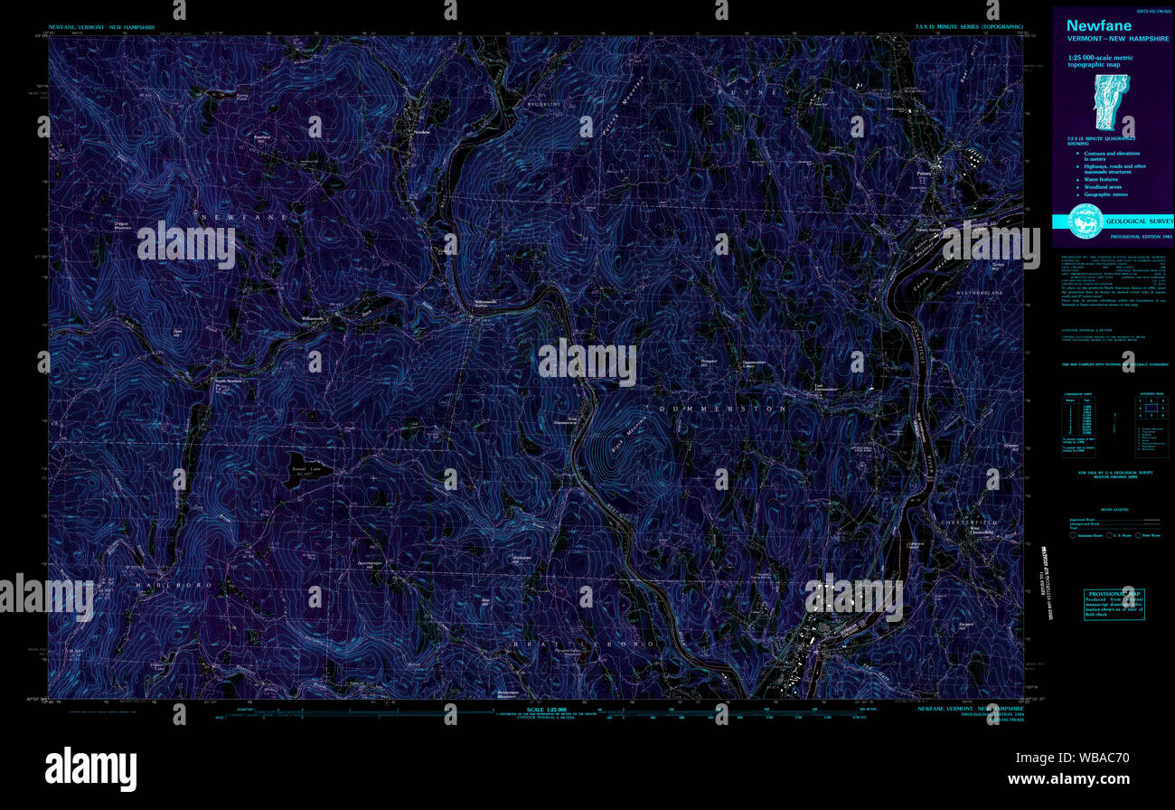 Newfane map hi-res stock photography and images - Alamy