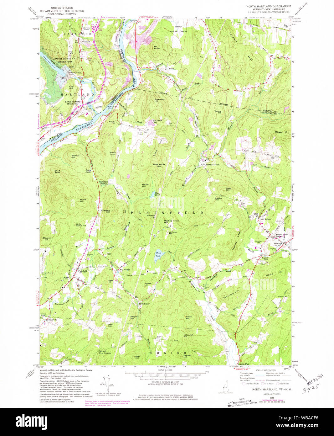 Hartland Map High Resolution Stock Photography and Images - Alamy