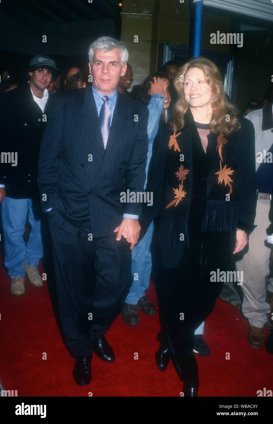 Westwood, California, USA 9th November 1994 Agent Ed Limato and actress ...