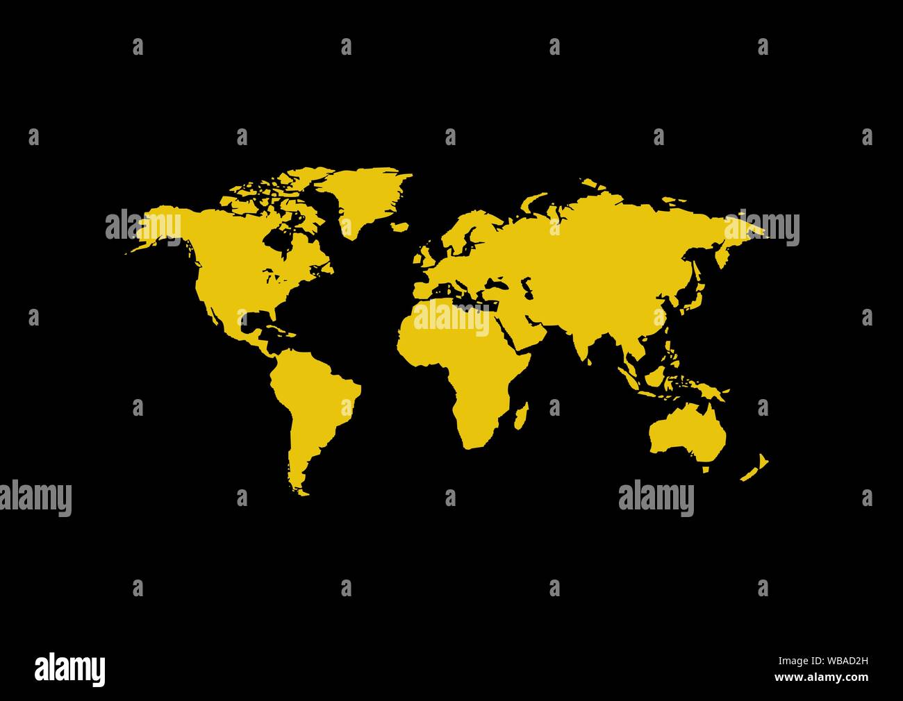 World map vector illustration Stock Vector Image & Art - Alamy