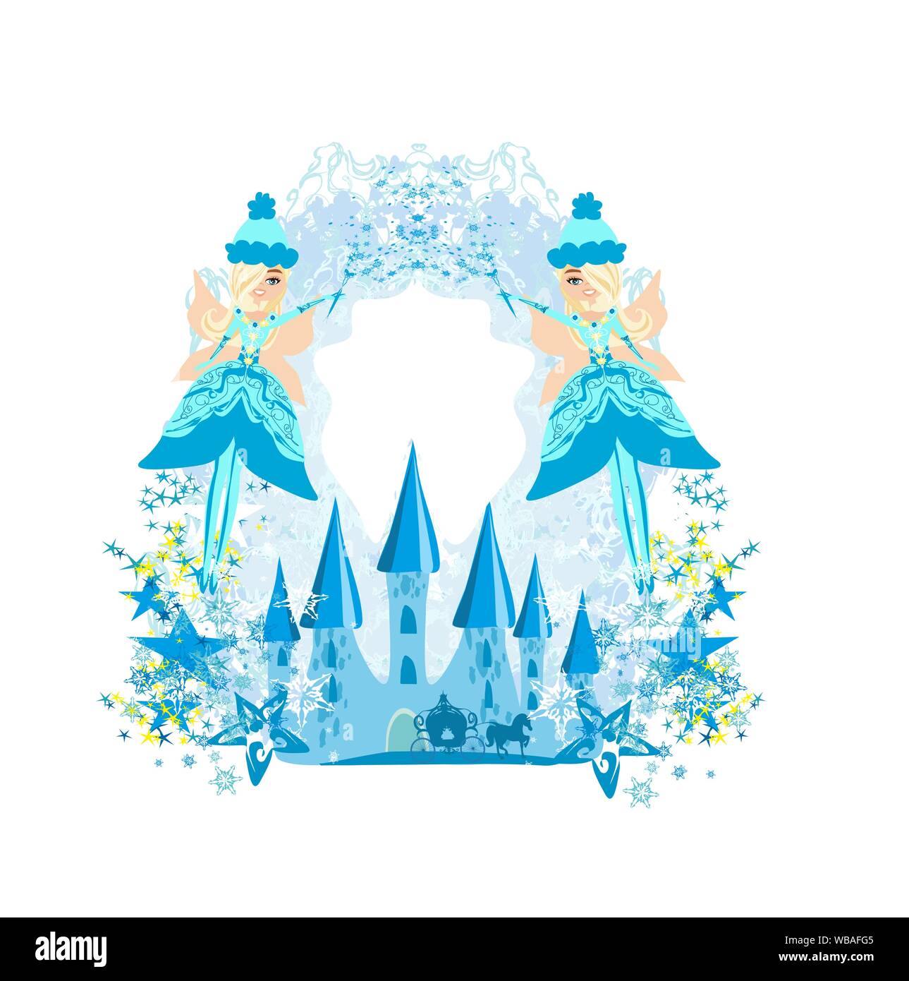 Blue fairies Stock Vector Images - Alamy