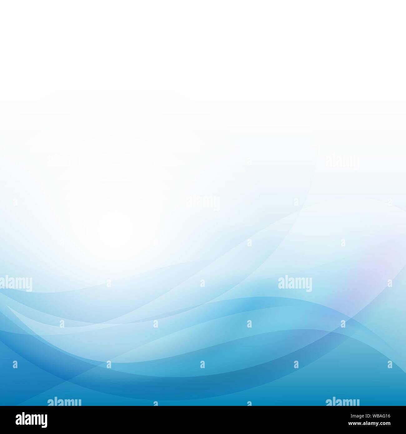 Blue wave business template Stock Vector Image & Art - Alamy