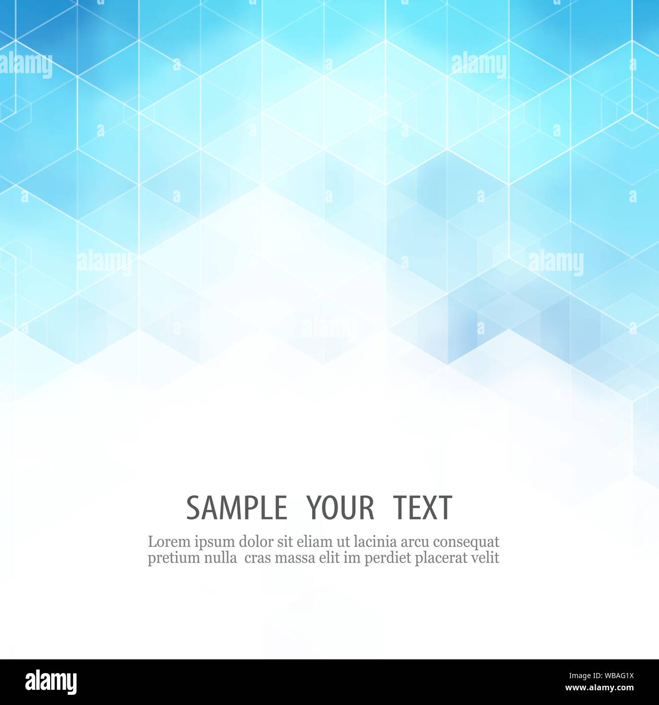 Vector Abstract science Background. Hexagon geometric design Stock ...