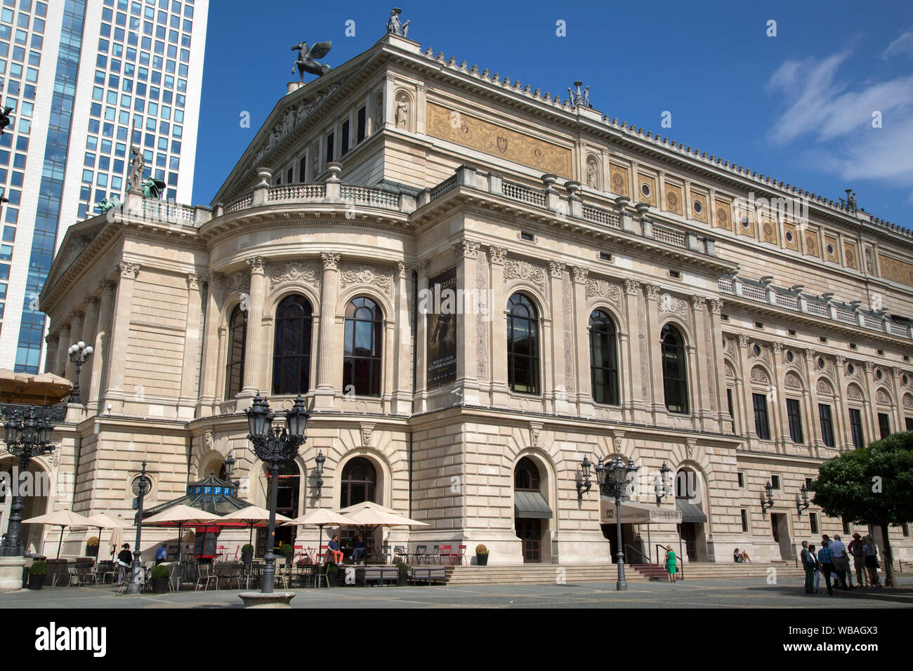 Facade of Opera House; Frankfurt; Germany Stock Photo - Alamy