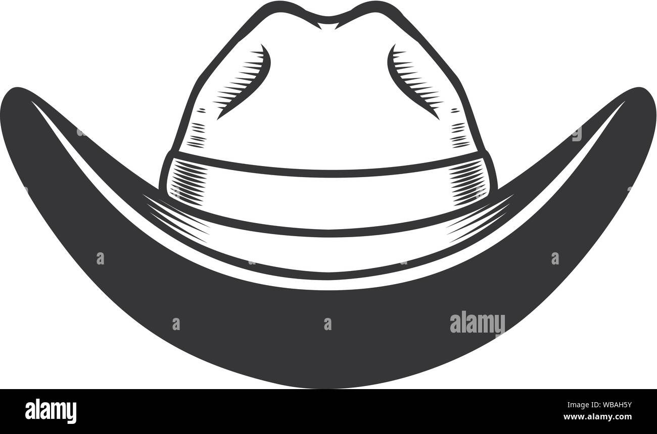 Cowboy Hat Front Vector