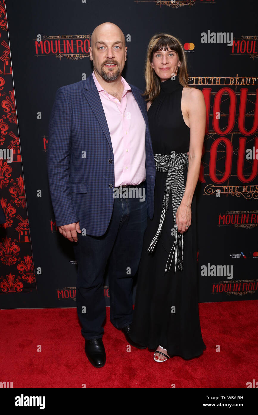 Opening night for Moulin Rouge at the Al Hirshfeld Theatre - Arrivals ...