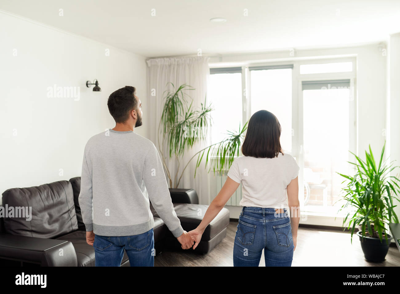 Small flat for young couple Stock Photo - Alamy