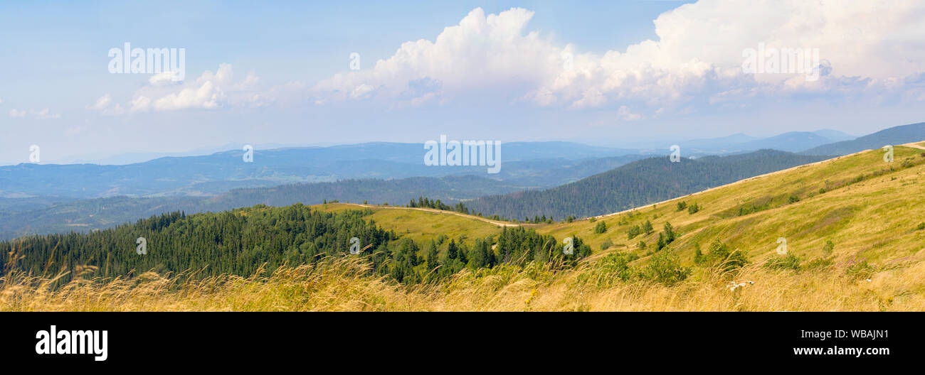 Carpathian mountains ridge panorama hi-res stock photography and images ...